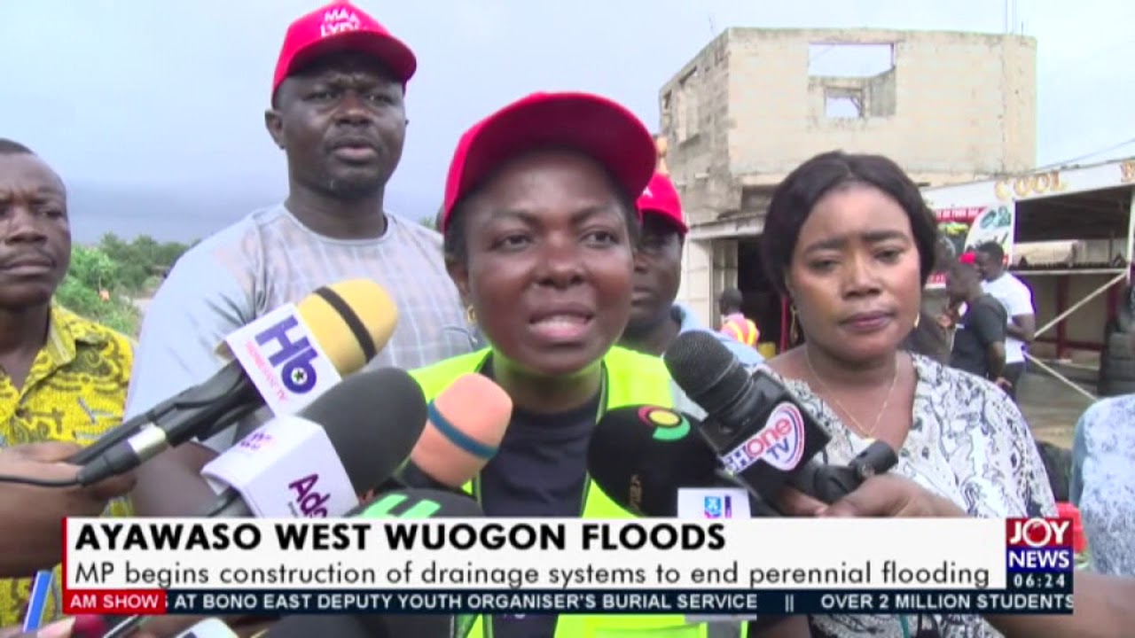 Ayawaso West Wuogon Floods: MP begins construction of drainage systems ...