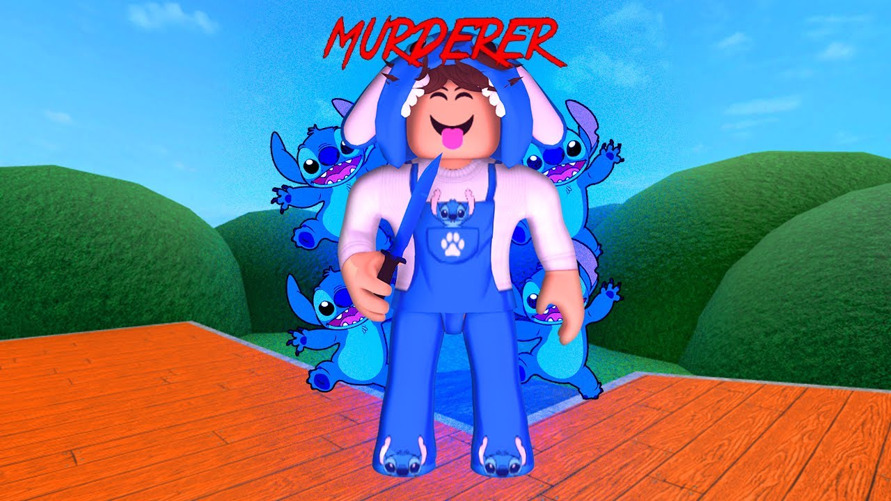 O STITCH ASSASSINO! ( Murder Mystery 2 ) 😱 - YouTube