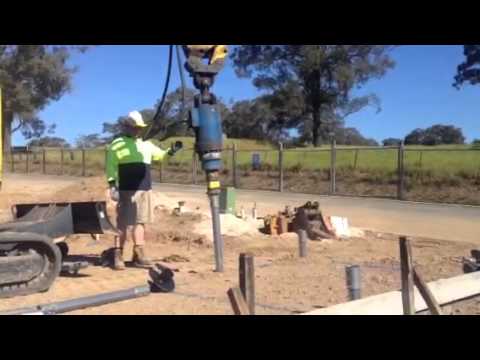 Ideal Foundations screw piering - YouTube