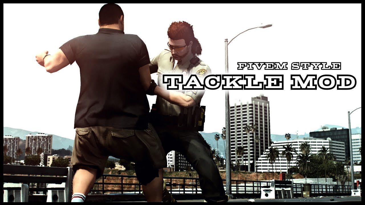 FiveM Style Tackle Mod | Install and Showcase | LSPDFR | GTA V - YouTube