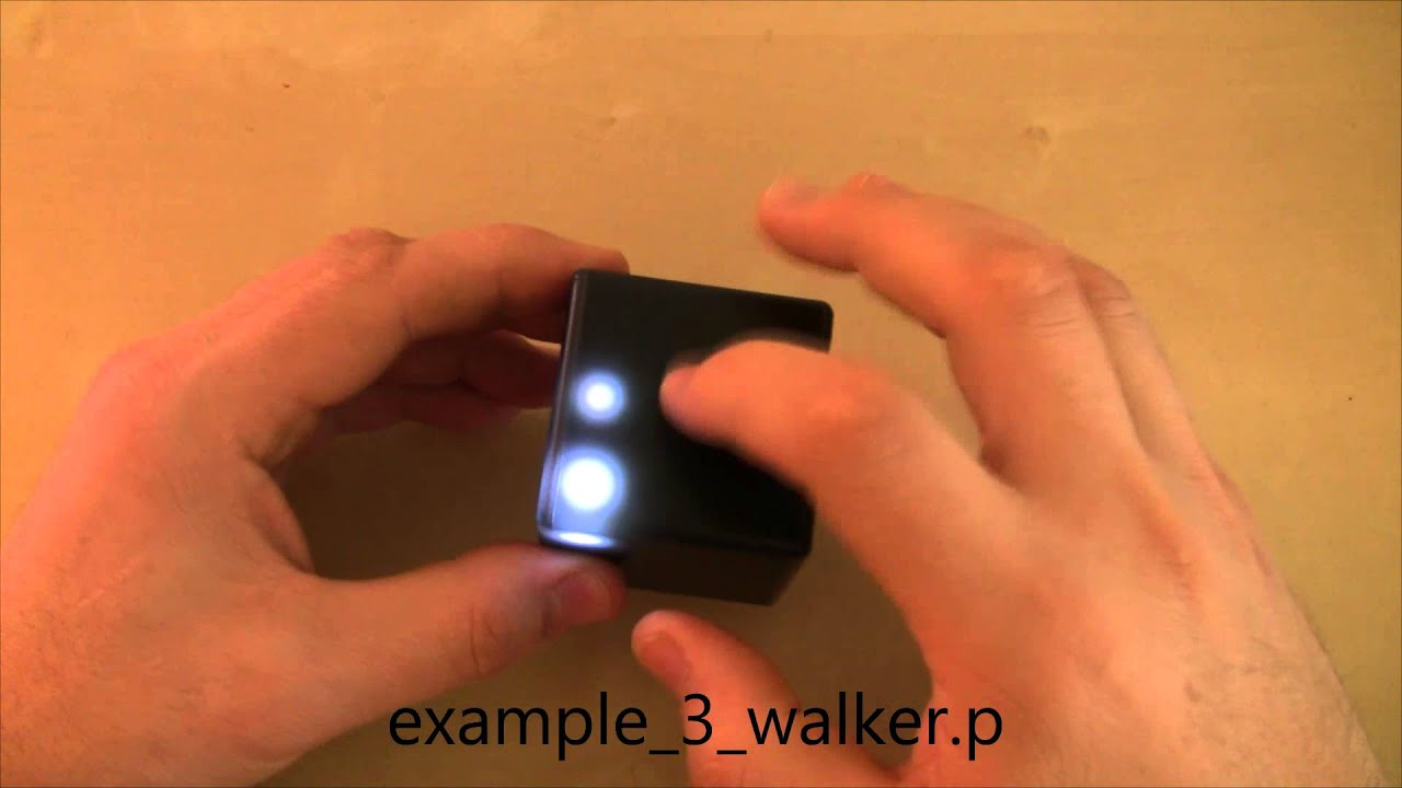 Rubik's Futuro Cube SDK example 3 walker - YouTube