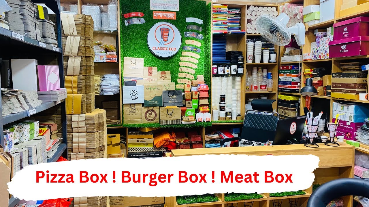 All Kind Of Restaurant Food Packging In Bangladesh !! Pizza Box ...