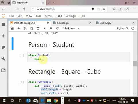 36 Python Inheritance Person-Student الوراثة بالبايثون: الشخص-الطالب ...
