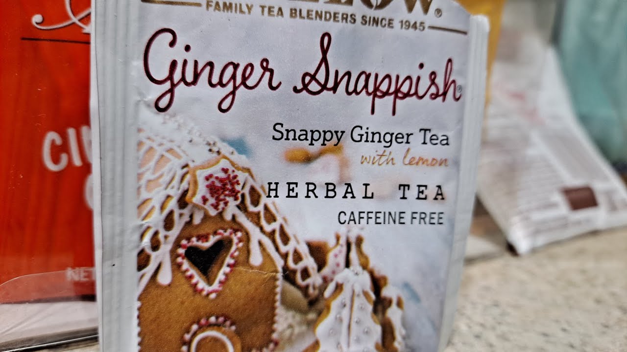Day 20- Tea Advent calendar- Ginger Snappish yum! - YouTube