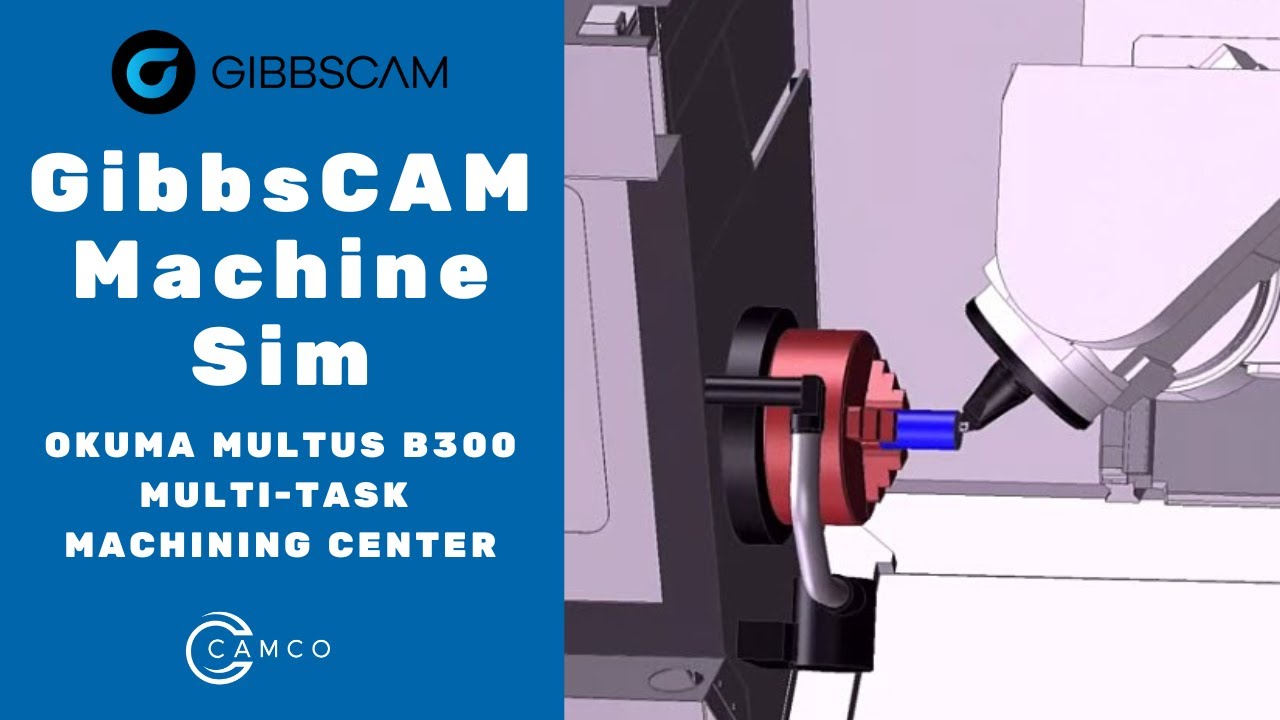 Okuma MULTUS B300 Multi-Task Machining Center - YouTube