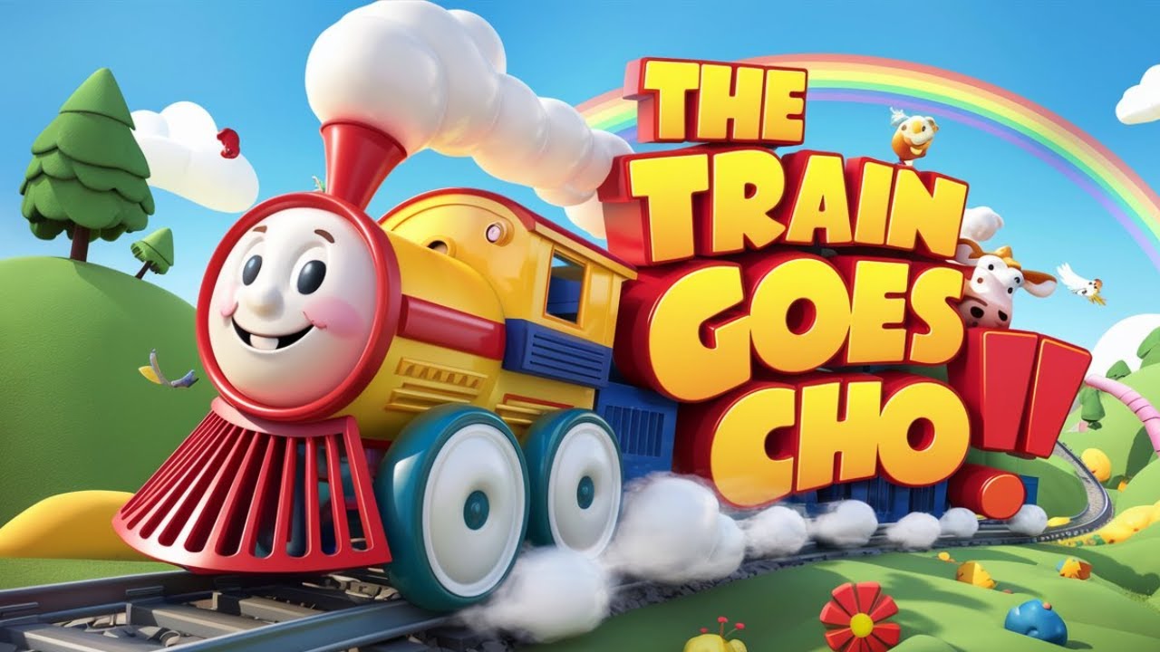 The Train Goes Cho Cho | Fun Kids Song & Nursery Rhyme | Train ...