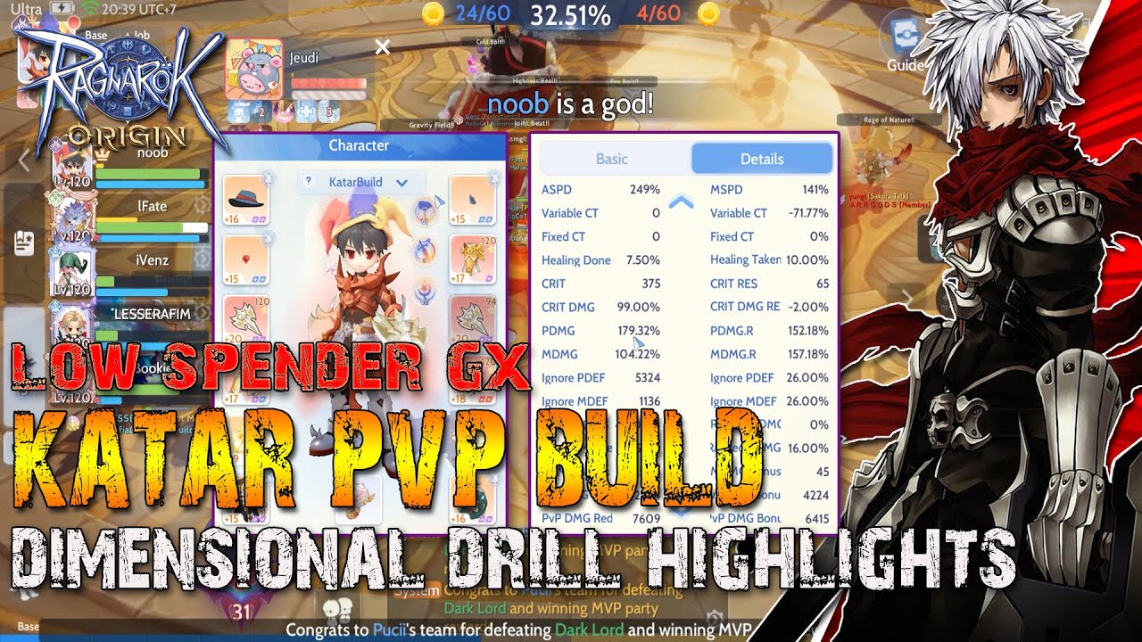 ROO GX Katar PvP build DD Highlights Low Spender POV - YouTube