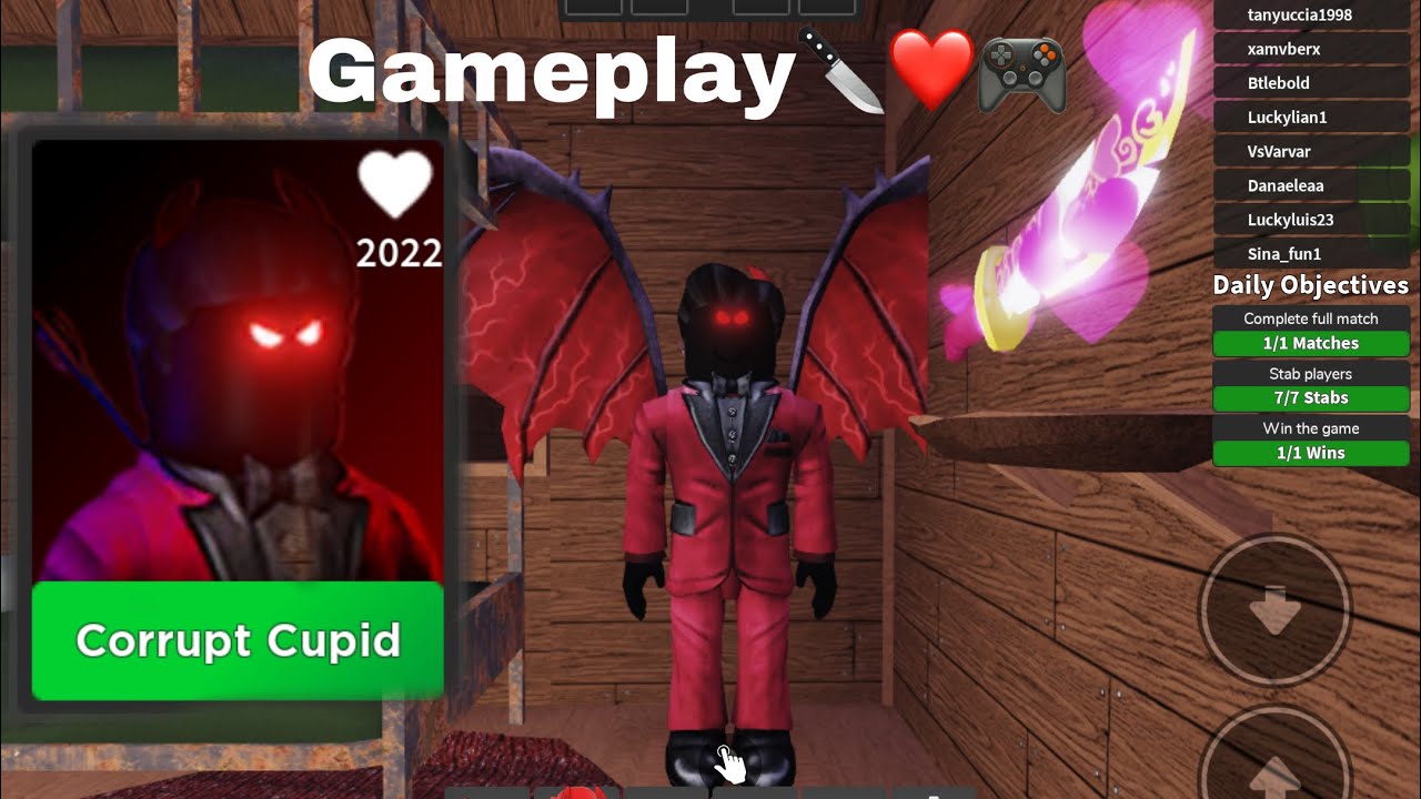 Gameplay with Corrupt Cupid 2022 (Survive the killer) 🔪🎮 ️👽 - YouTube