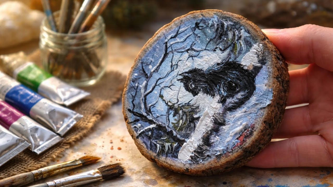 Painting on Wood for the Second Time | Oil Painting Tutorial for ...