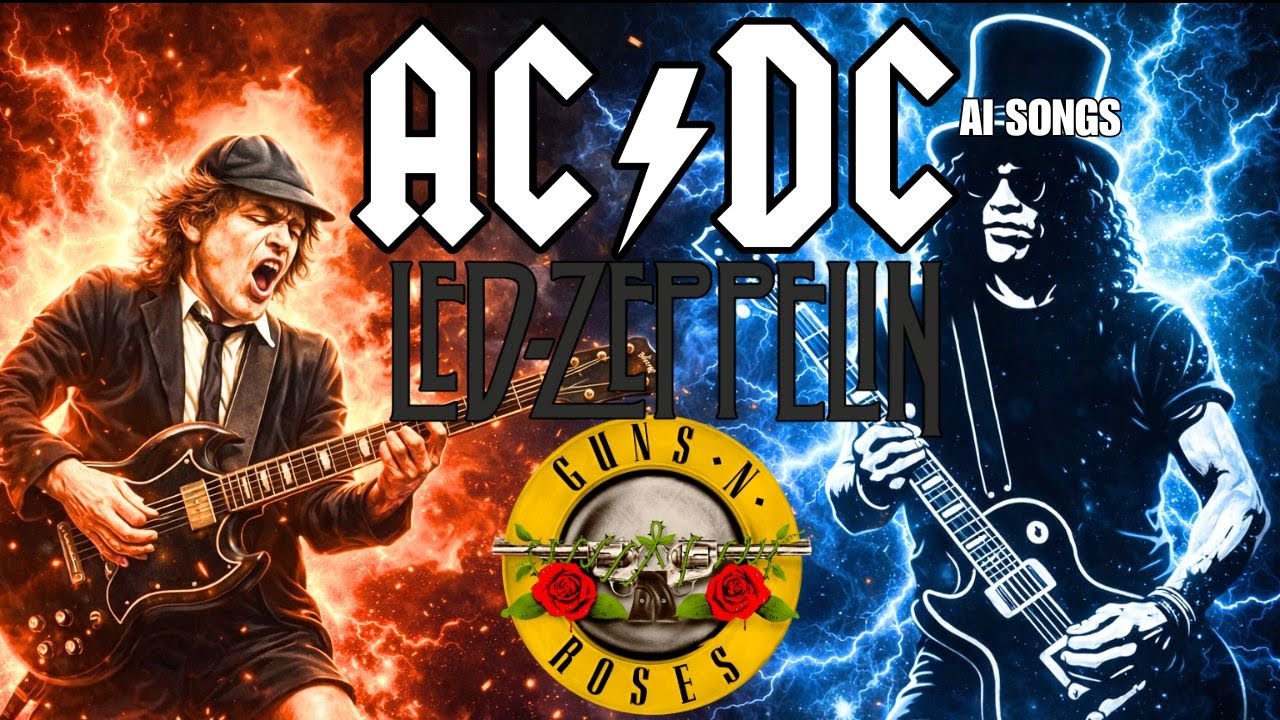 AC/DC, Led Zeppelin & Guns N’ Roses – Heavy Classic Hard Rock Anthems ...