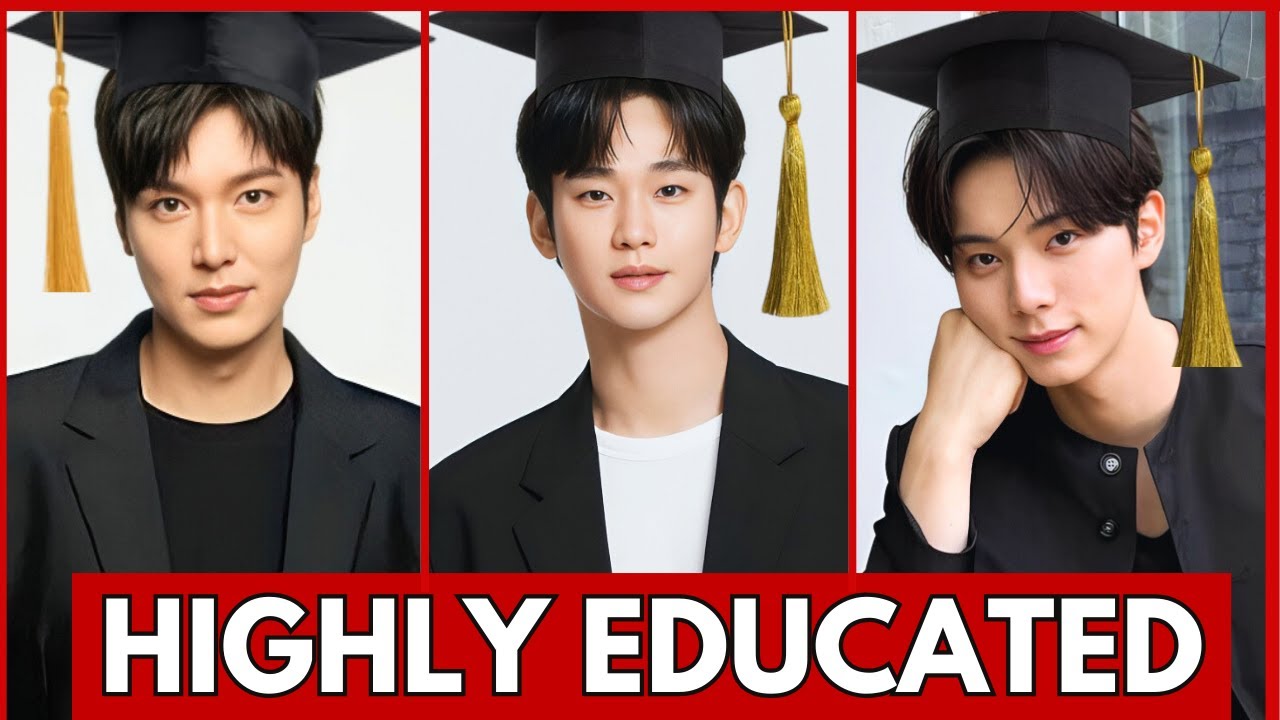 KOREAN ACTORS WHO ARE HIGHLY EDUCATED | HANDSOME KOREAN ACTORS 2026 ...