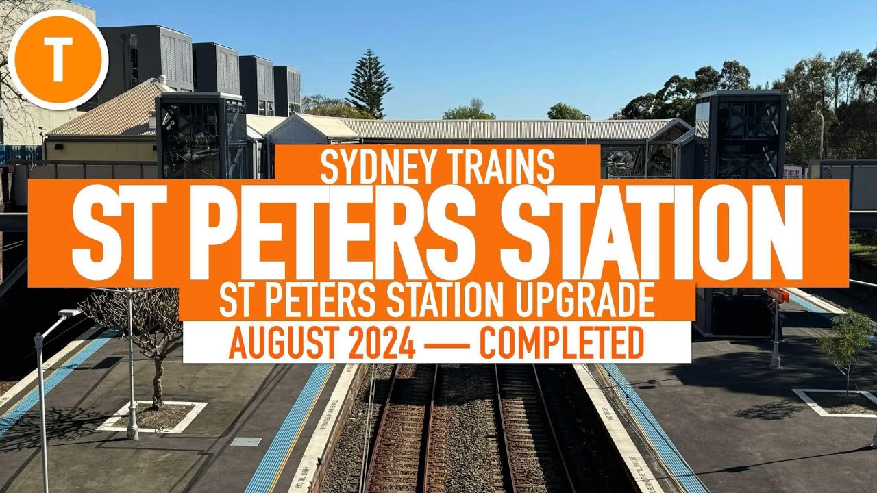 St Peters Station Upgrade — Completed (August 2024) - YouTube