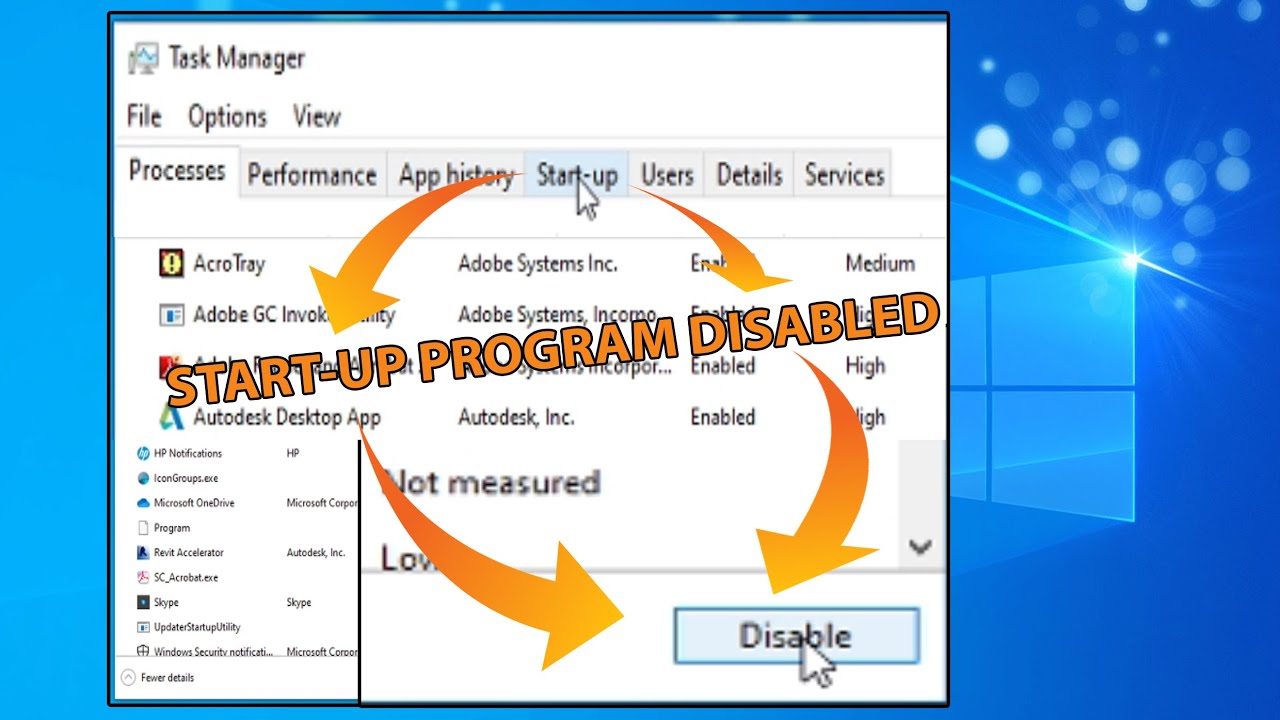 HOW TO DISABLE STARTUP PROGRAMS IN WINDOWS 10 || 1ST STEPS ON HOW TO ...