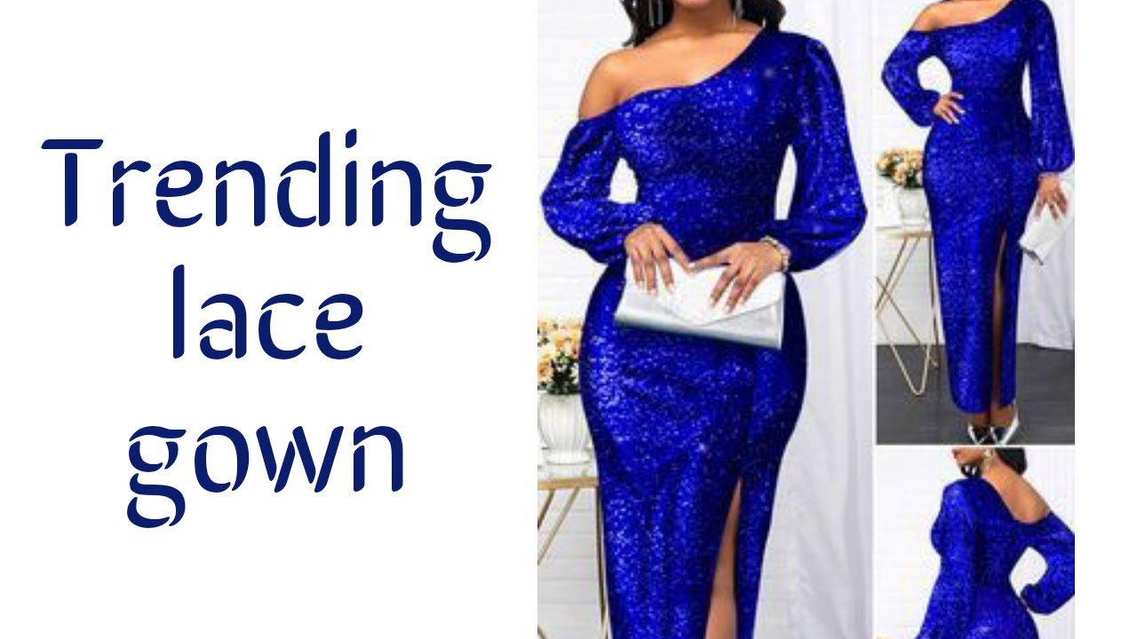Top trending lace gown| beautiful styles - YouTube