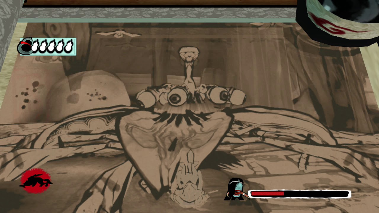 Okami Boss 2 - Spider Queen - YouTube