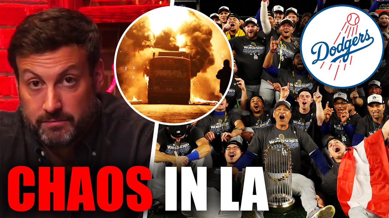 CALIFORNIA CHAOS: Dodgers Fans Wreck Their Own City After Winning World ...