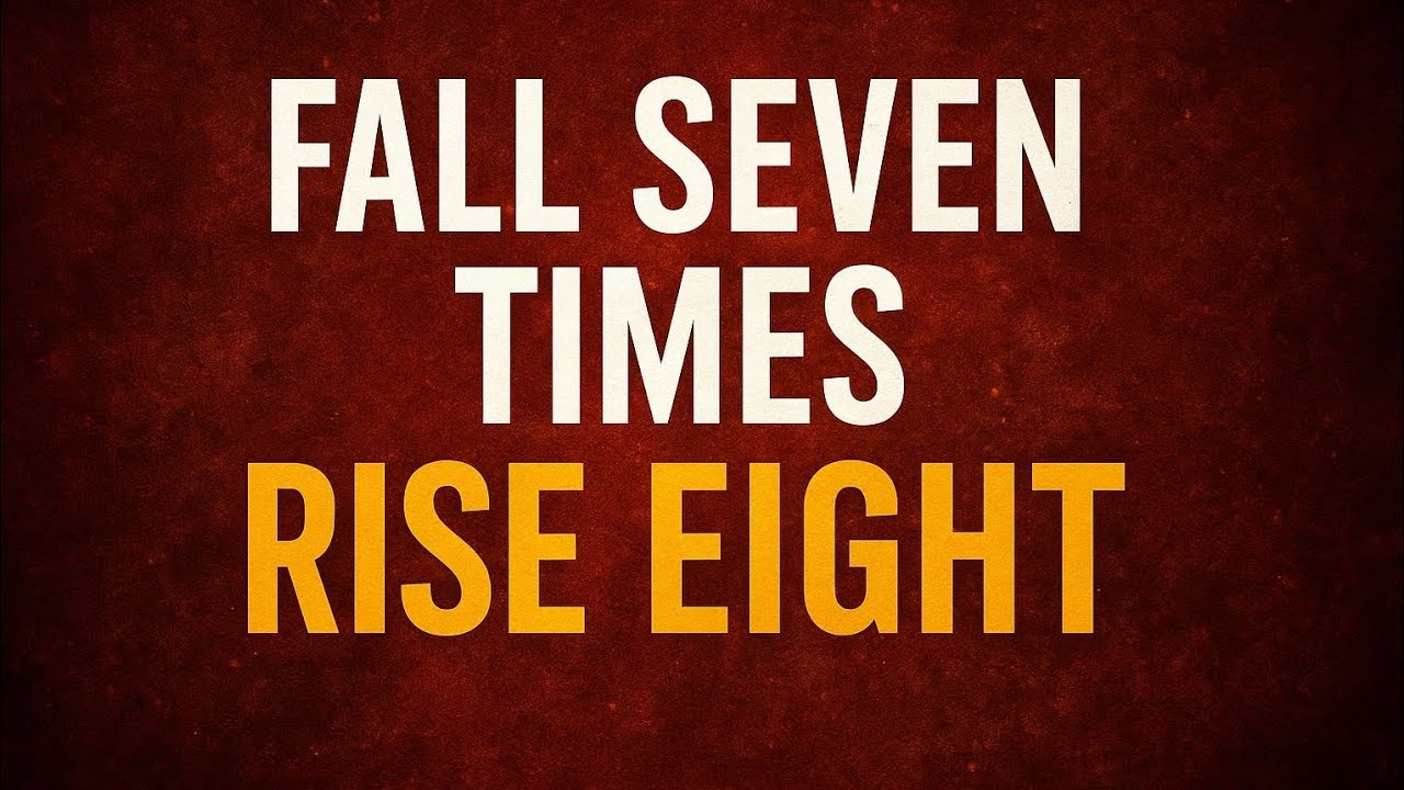 Fall Seven Times, Rise Eight | motivational speaker - YouTube