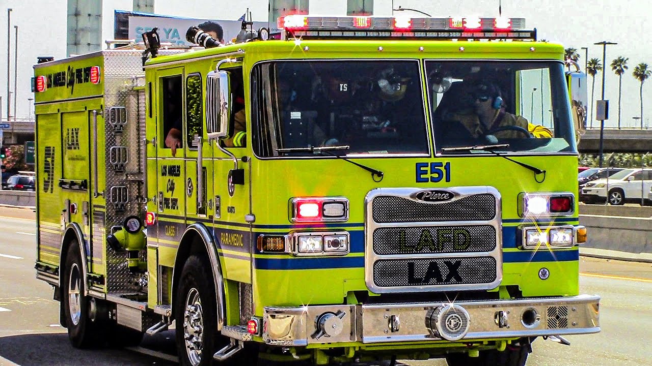 LAFD NEW Engine 51 Responding - YouTube