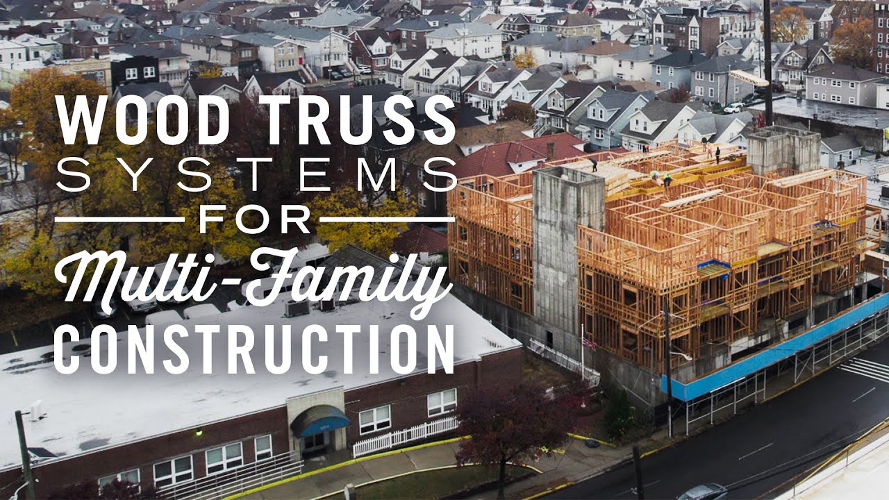 Kuiken Brothers Wood Truss Delivery for Multi-Family Contruction - YouTube