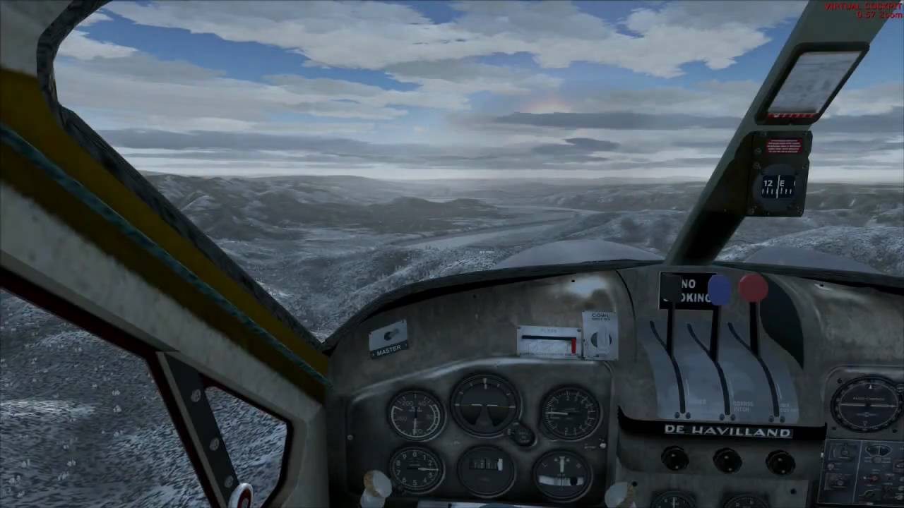 Virtual Yukon Quest Flight with Aerosoft Beaver - YouTube