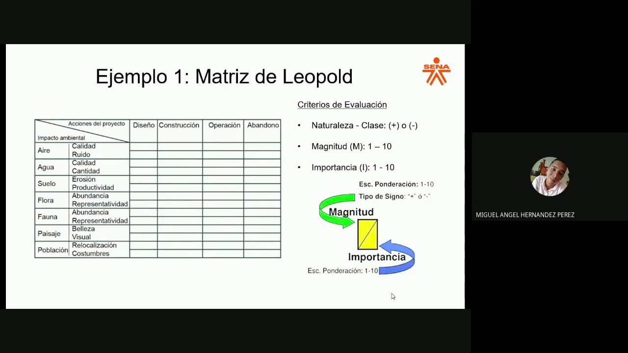 MATRIZ DE LEOPOLD - YouTube