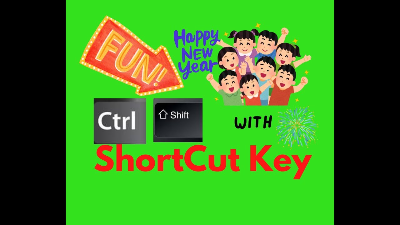 HAPPY NEW YEAR 2025 FUN WITH SHORTCUT KEY - YouTube