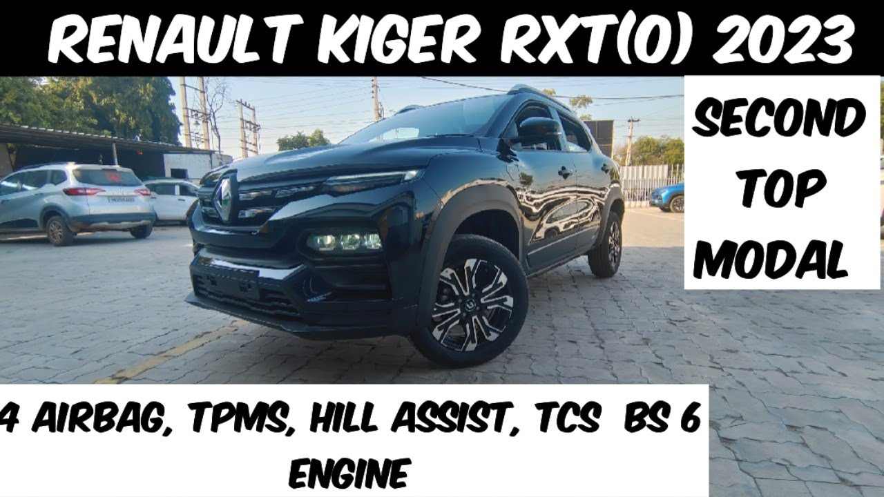 Renault Kiger Rxt(o) Black 2023 Walk-Around Review in Detailed by # ...