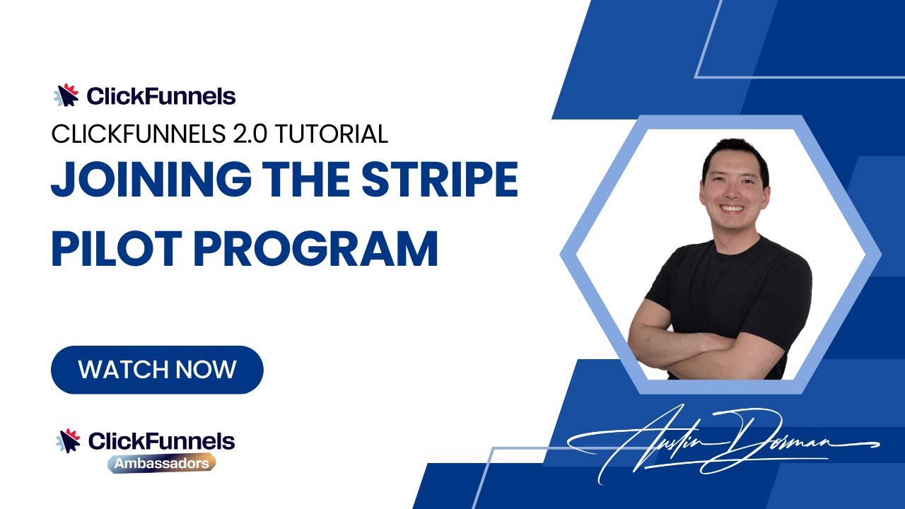 How To Join The Stripe Pilot Program - ClickFunnels Tutorial - YouTube