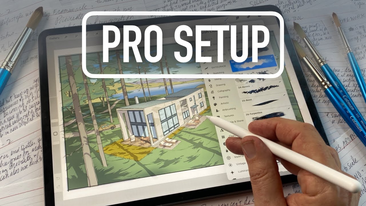 your own brush library & palettes... - YouTube