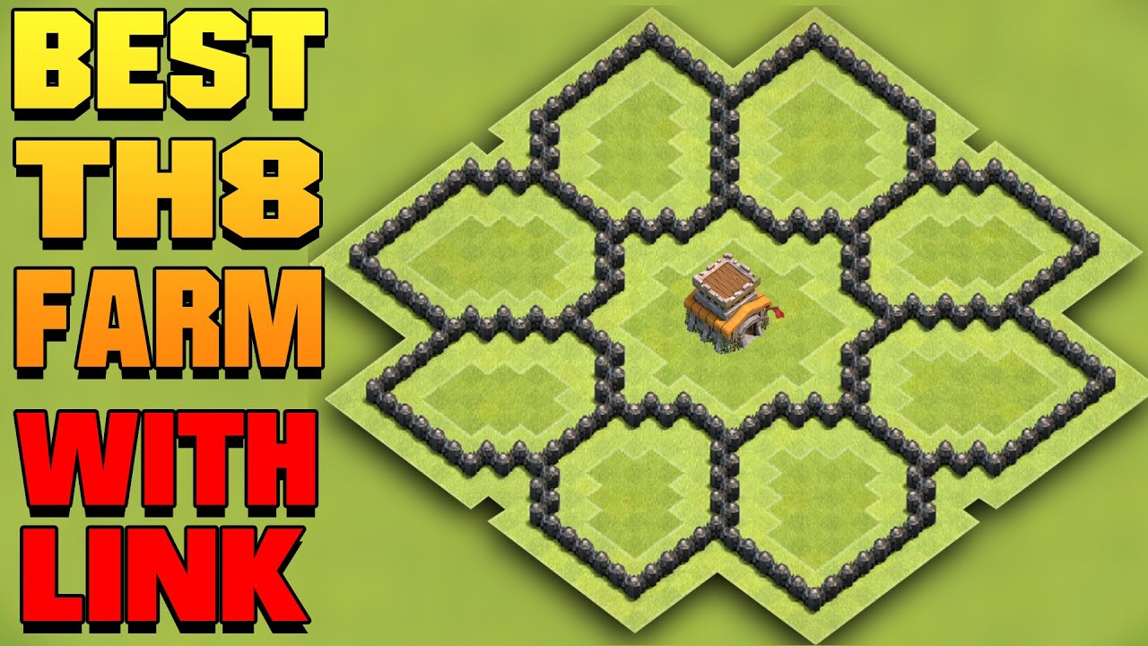 BEST Town Hall 8 (Th8) TROPHY/Farming Base 2020 W/Link!! TH8 Base ...