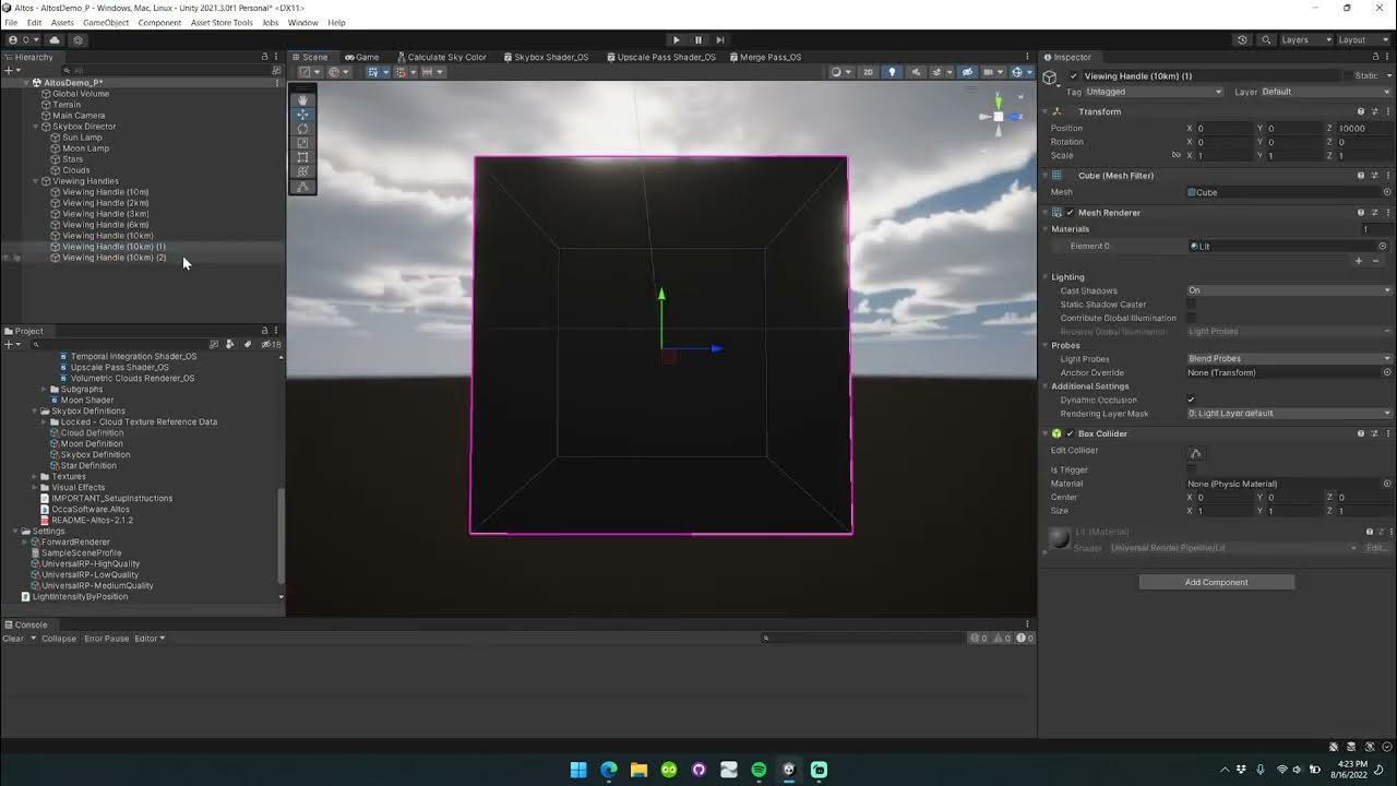 Altos - Unity Volumetric Clouds URP - YouTube
