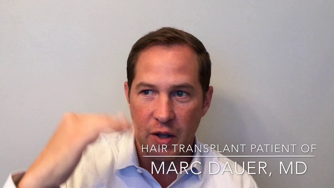 Hair Transplant Testimonial- Patient of Dr. Marc Dauer - YouTube