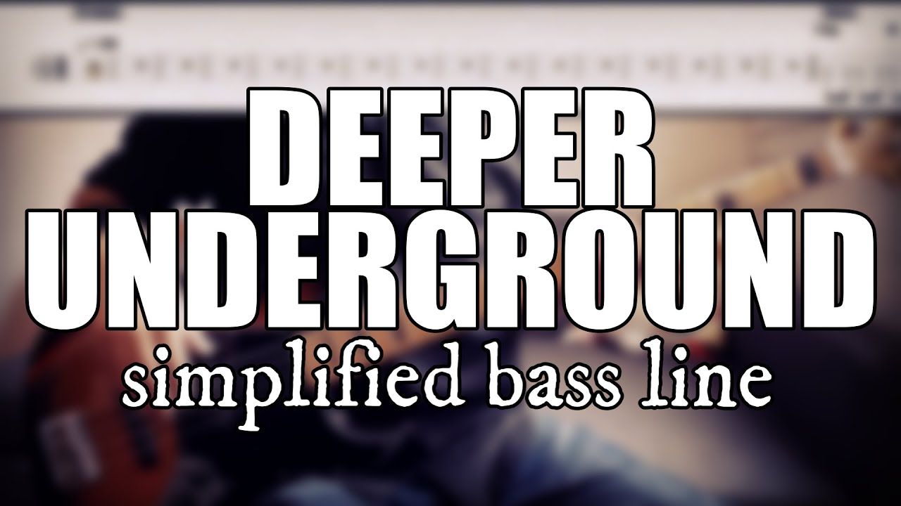 Deeper Underground - Jamiroquai | Simplified bass line with tabs #50 - YouTube
