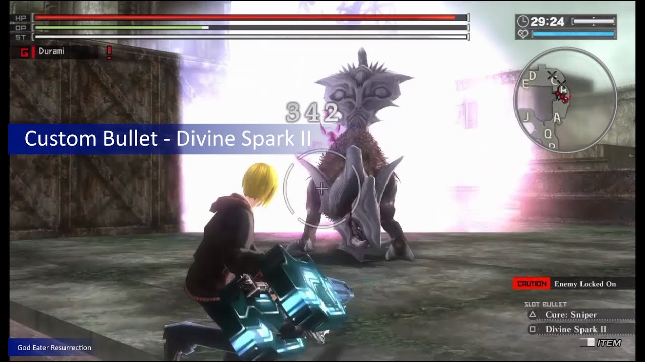 [God Eater Resurrection] Custom Bullet - Divine Spark II - YouTube
