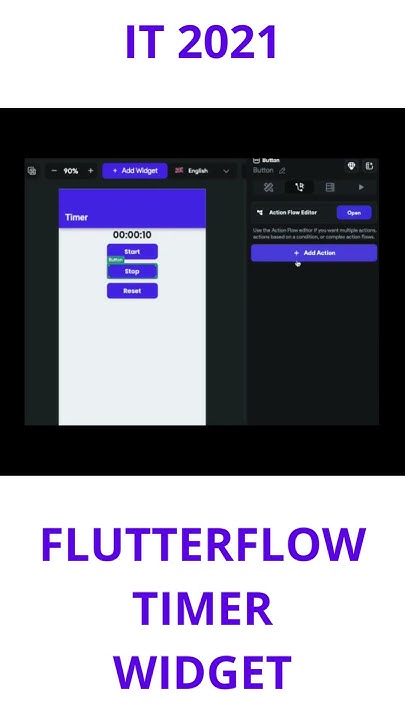 FLUTTERFLOW - TIMER WIDGET #flutter #flutterflow #videotutorial #shorts - YouTube