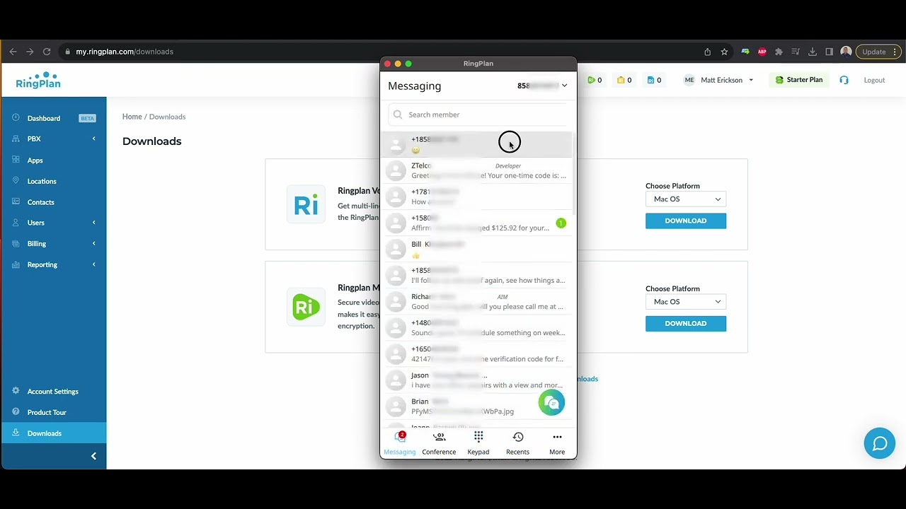 How to Use the RingPlan Phone App | Vid 4 Text Messaging On a Computer with RingPlan Phone App ...