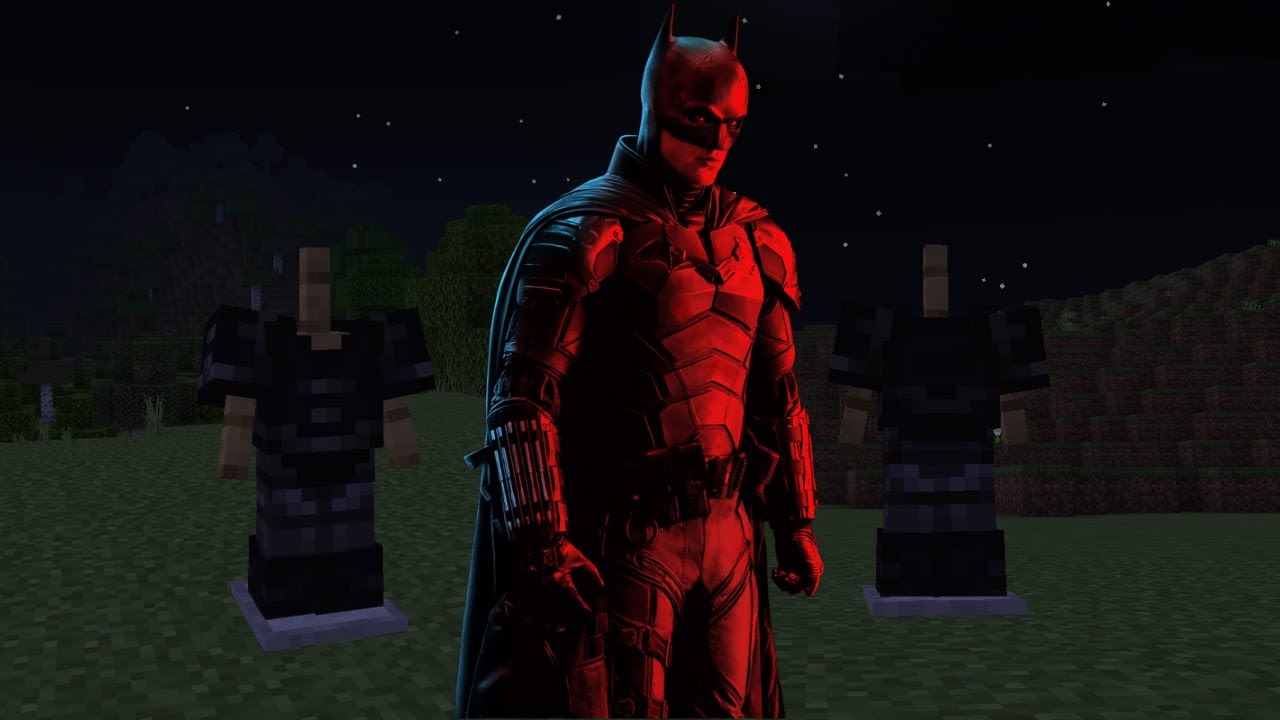 HICE UN TRAJE DE BATMAN EN MINECRAFT😱 - YouTube