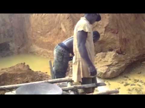 Gold mining in Guyana - YouTube