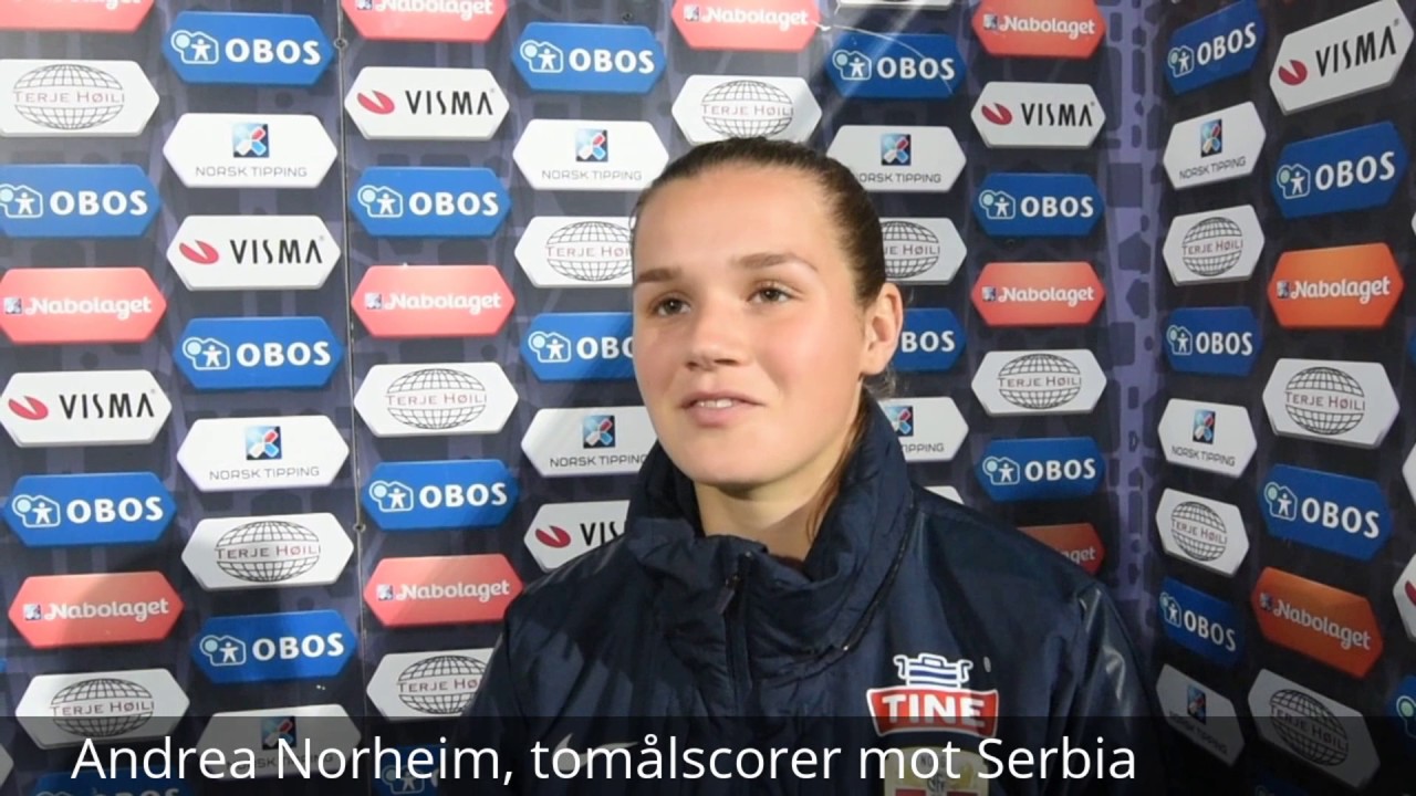 Andrea Norheim etter Serbia J19 7.4.17 - YouTube