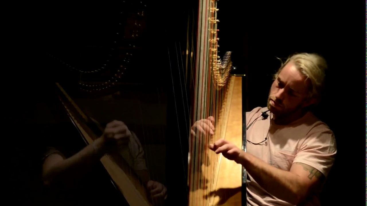 Solo Male Harpist for Hire based in London | Tom - Touch - YouTube