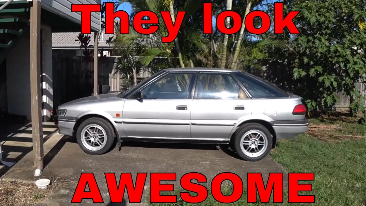 AE92 Toyota Corolla - New Wheels and Tyres - YouTube