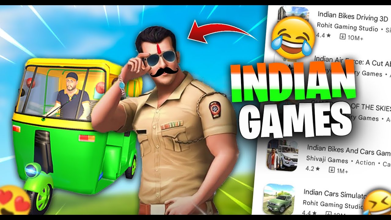 Trying The Best INDIAN GAMES !! - YouTube