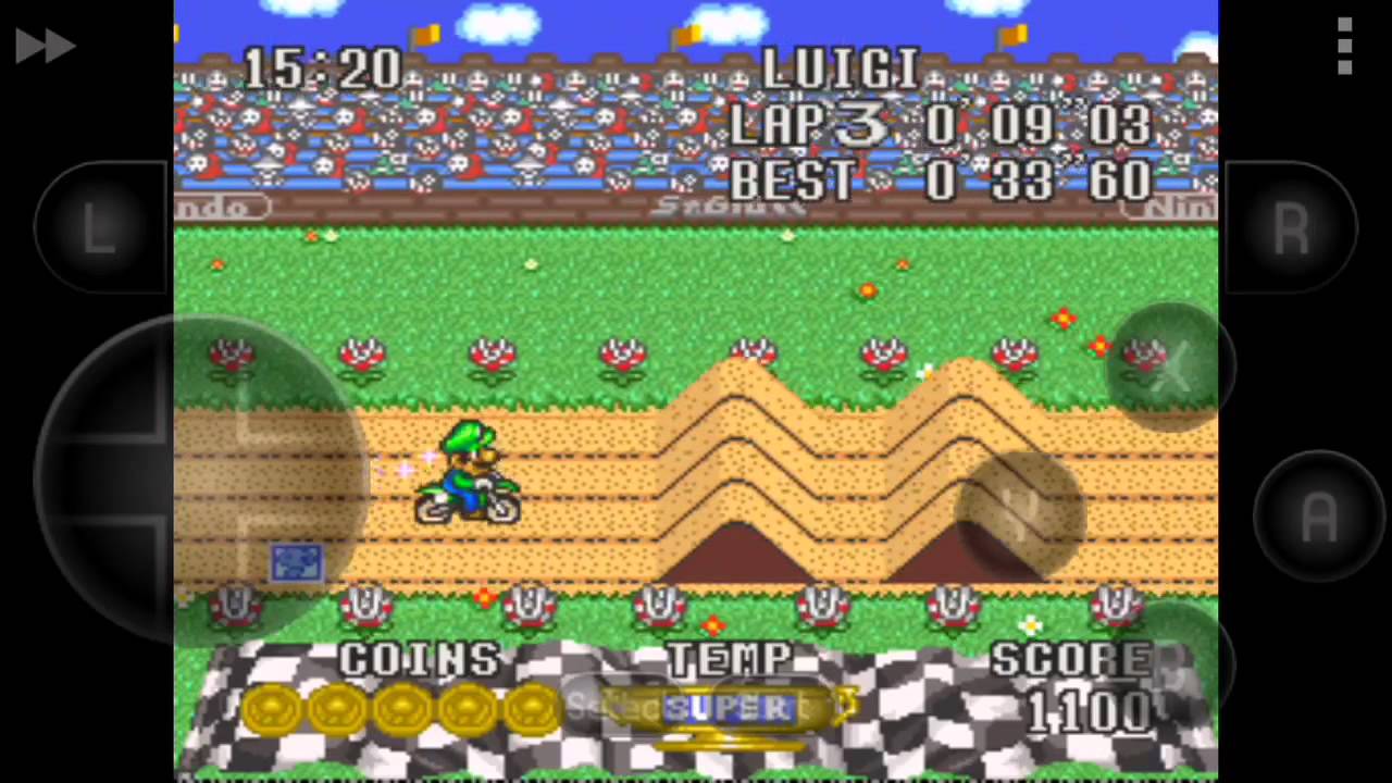 Mario EXCITEBIKE ios GAMEPLAY emulador - YouTube
