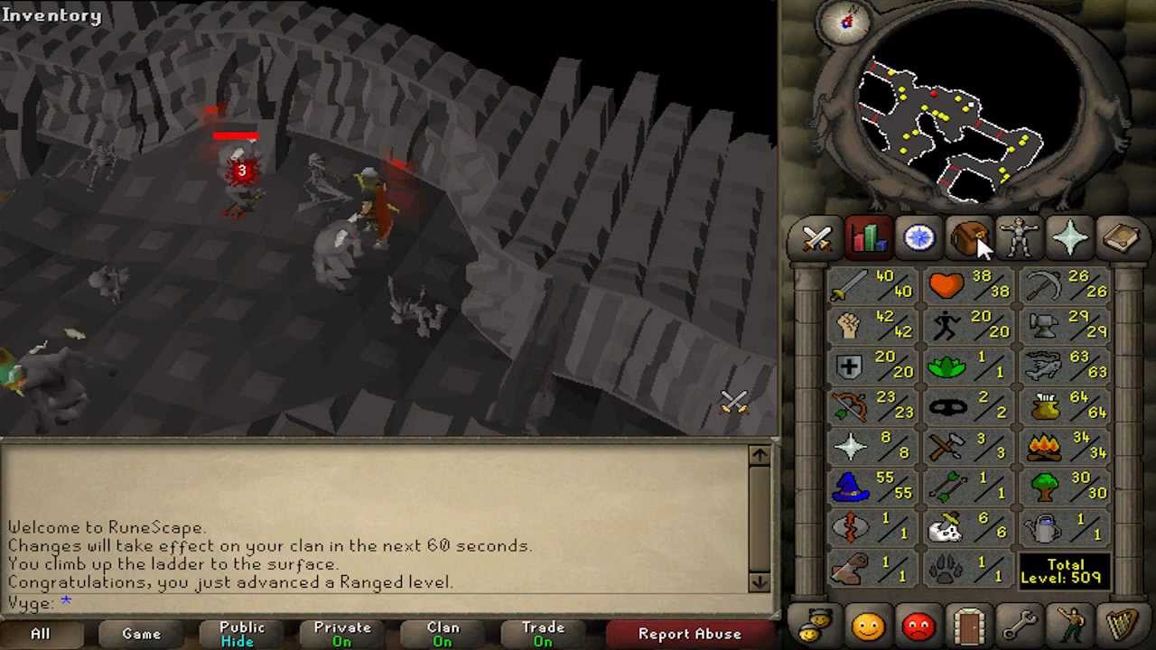 RuneScape 2007: Range/Mage Training Method (Low Level) - YouTube