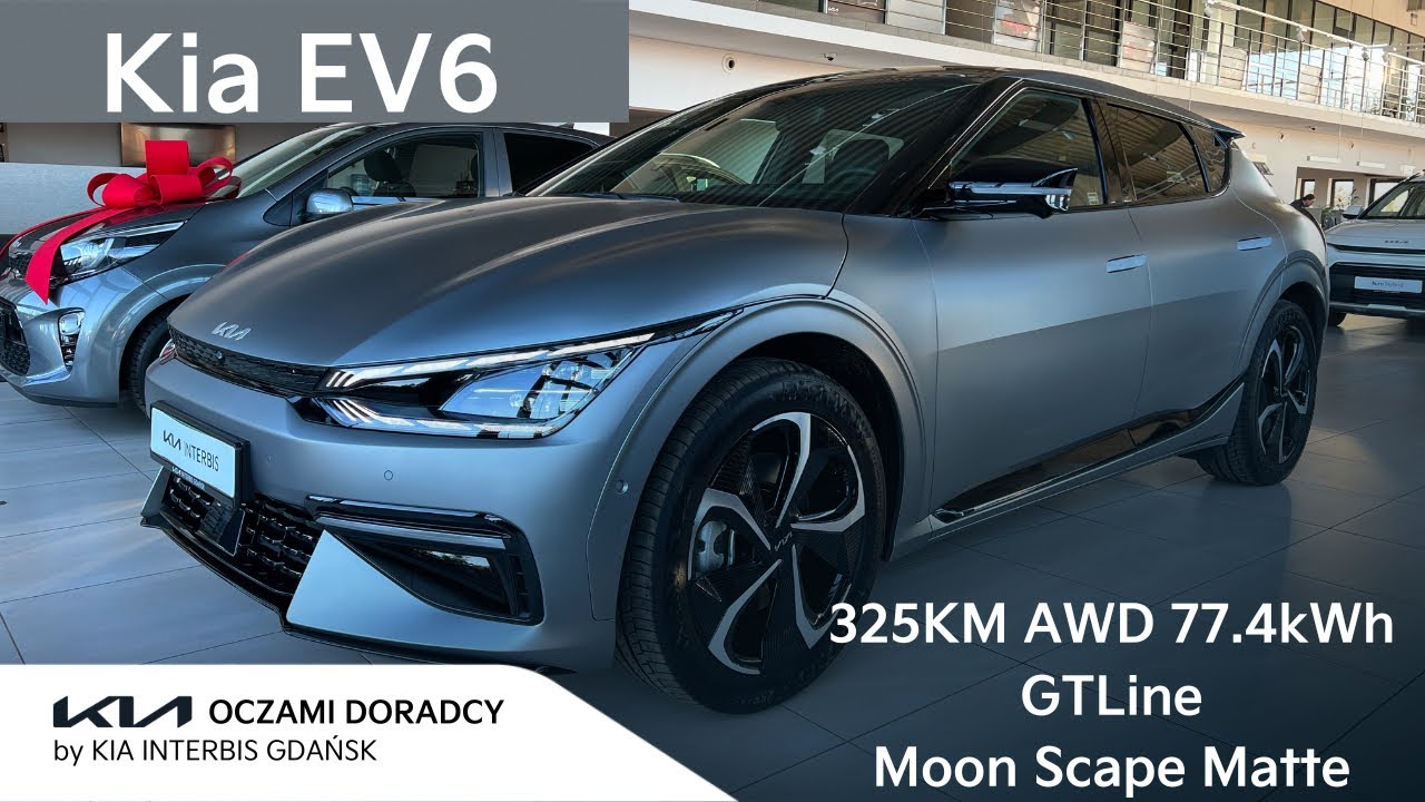 Kia EV6 [325KM AWD 77.4kWh] w kolorze Moon Scape Matte w wersji GTLine ...
