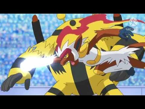 infernape vs electivire(ash vs paul) - YouTube