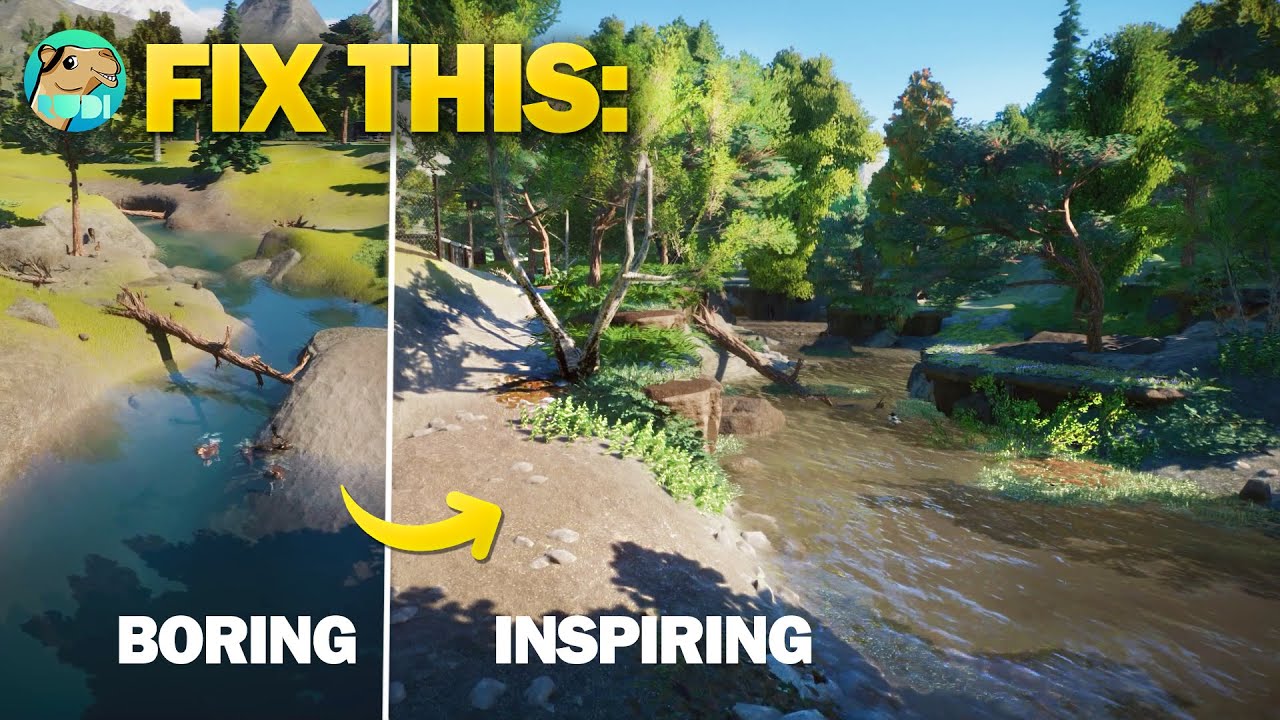 HOW to improve BORING Areas with simple Tricks: Riverarea & Area ...