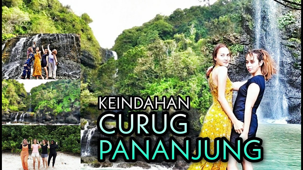 AIR TERJUN LANGSUNG KE LAUT - Itulah Keindahan CURUG PANANJUNG dekat ...