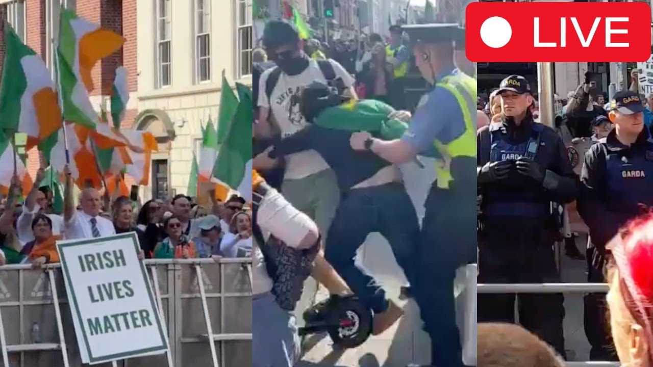 🚨 LIVE: Irish Patriots RISE UP Against Mass Migration - YouTube
