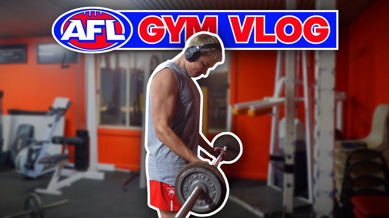 AFL GYM VLOG Ep.2 • Upper Body (In-Season Training) - YouTube